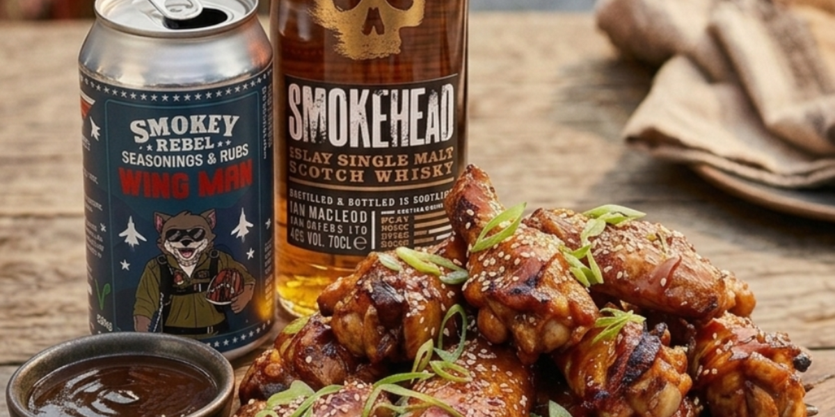 Whisky Glazed Chicken Wings Recipe | Smokehead BBQ Wings – Smokey Rebel
