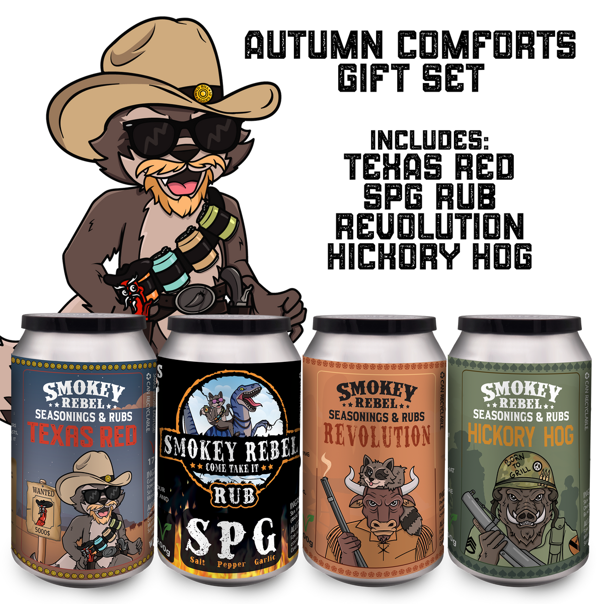 BBQ & Spice Gift Sets UK | Smokey Rebel Seasoning Bundles