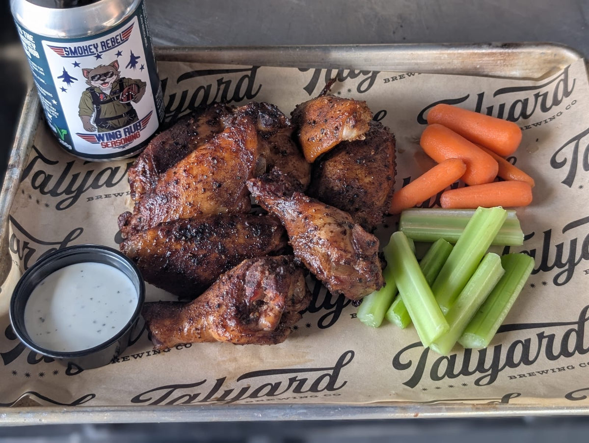 Wingman Chicken Wing Rub | BBQ Wing Seasoning – Smokey Rebel