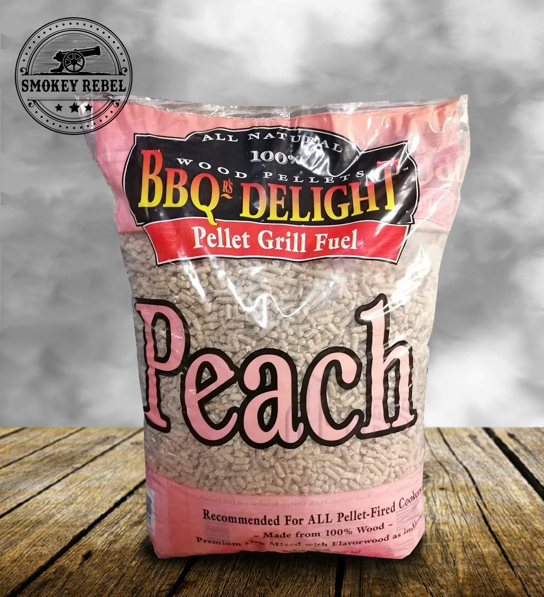 Peach Smoker Pellets – 9kg | BBQr’s Delight Mild Fruitwood Smoking ...