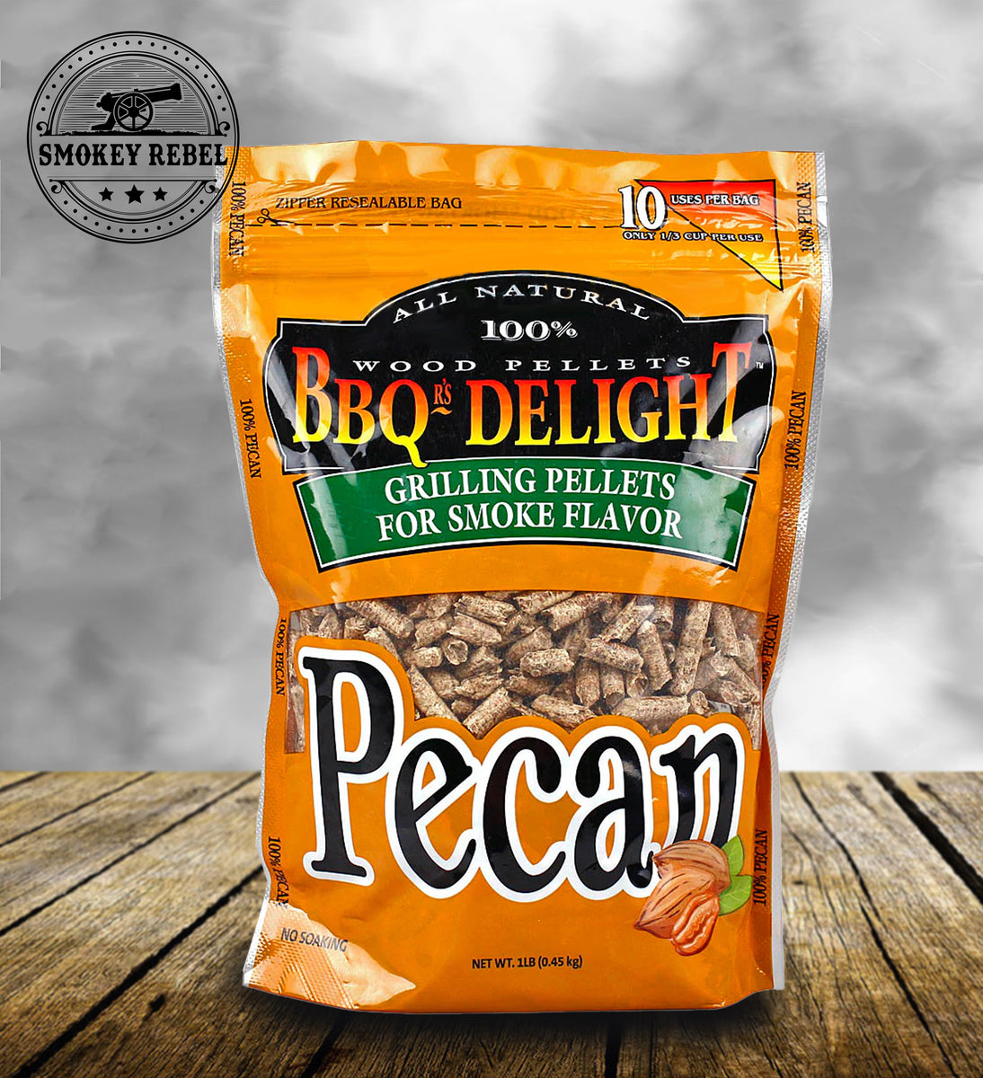 BBQr’s Delight Pecan Pellets – 450g | Smooth Nutty Hardwood Smoke ...