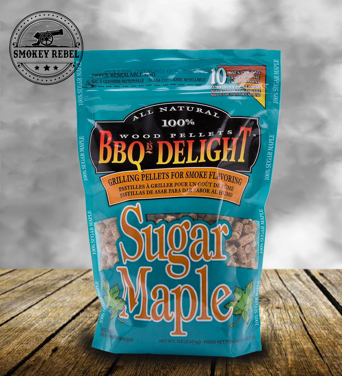 BBQr’s Delight Sugar Maple Pellets – 450g | Smooth Sweet Hardwood Smoke ...