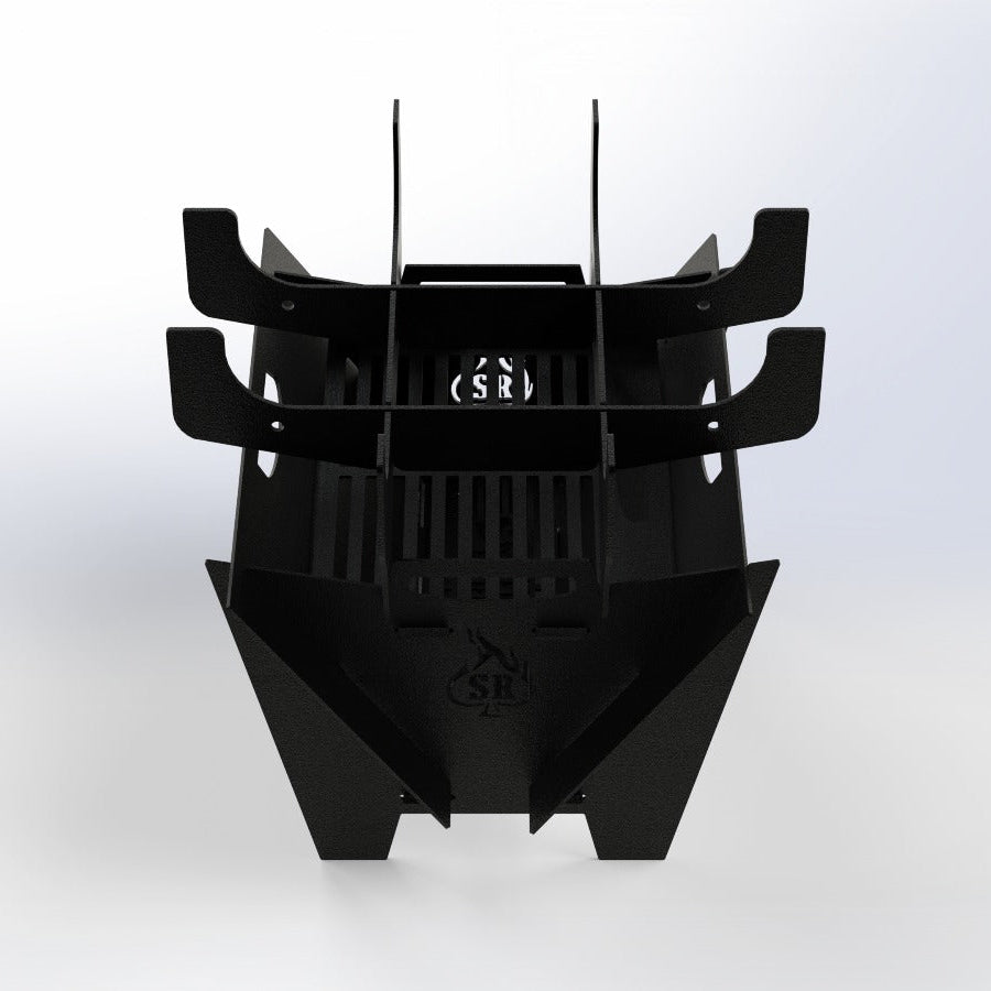 Scout Rebel Grills Fire Pit – Portable Flat-Pack with Grate & Adapter ...